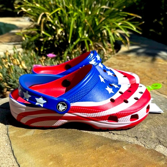 CROCS | Shoes | Crocs American Flag | Poshmark